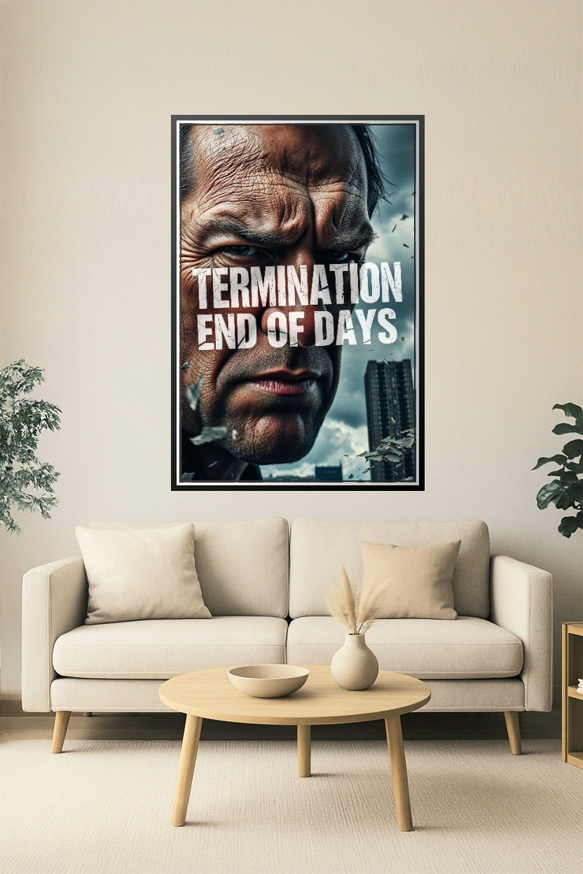 Termination: End of Days – Gritty Action Movie Poster - Wall Art ...